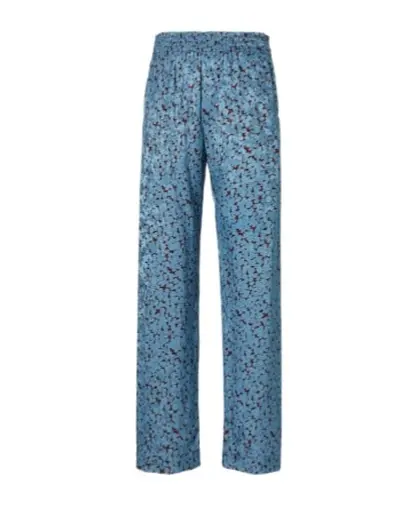 Dries Van Noten Printed Straight Pants - Blue