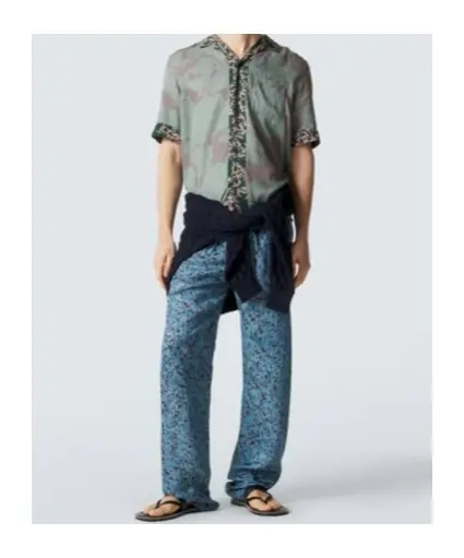 Dries Van Noten Printed Straight Pants
