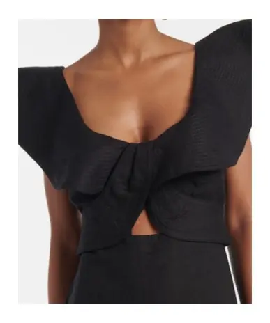 Johanna Ortiz Ruffled Midi Dress