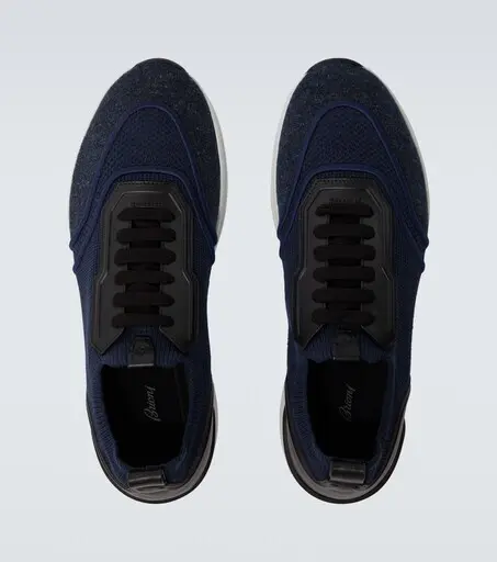 Brioni Socks Knitted Sneakers