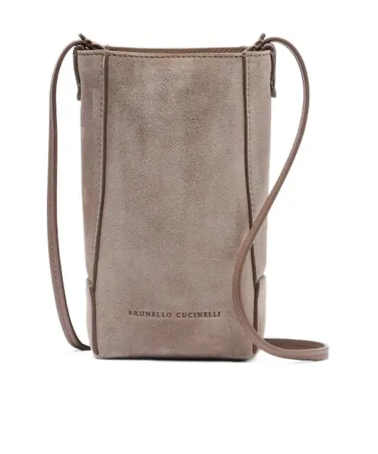 Brunello Cucinelli Suede Shoulder Bag