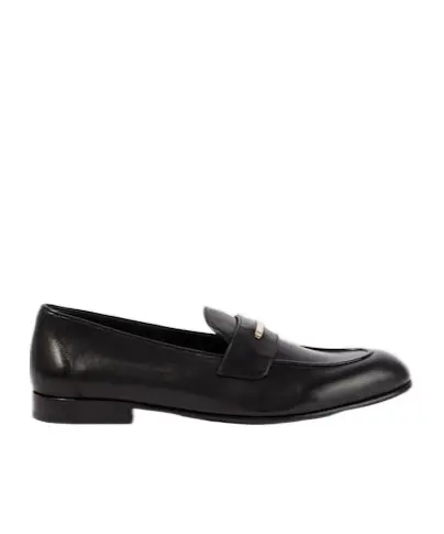 Brioni Appia Leather Penny Loafers