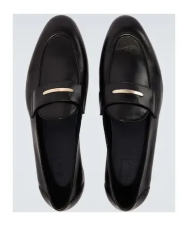 Brioni Appia Leather Penny Loafers