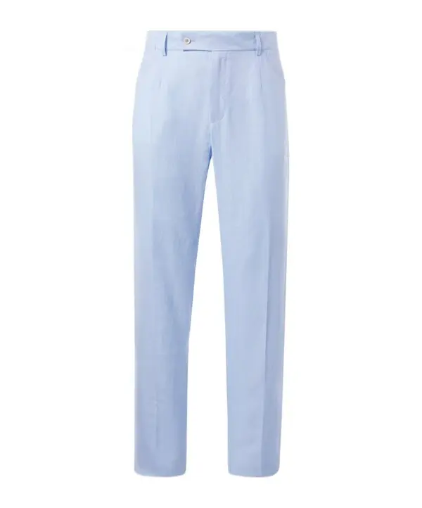 Dolce & Gabbana Linen Straight Pants