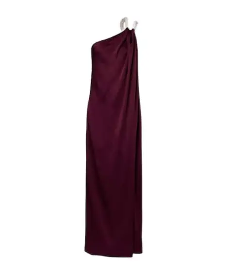 Stella McCartney One-shoulder Satin Gown