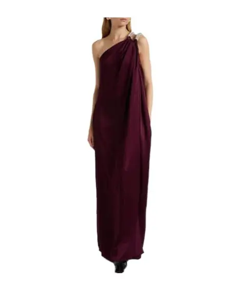 Stella McCartney One-shoulder Satin Gown