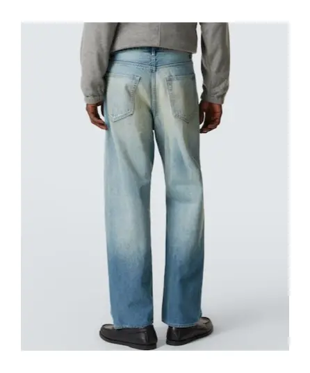 Auralee Faded Wide-leg Jeans