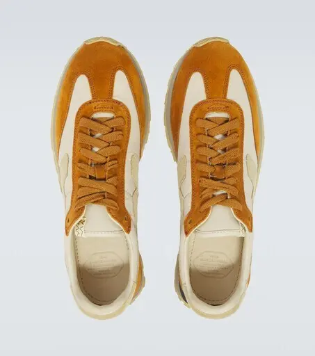 Visvim Fkt Runner Suede-trimmed Sneakers