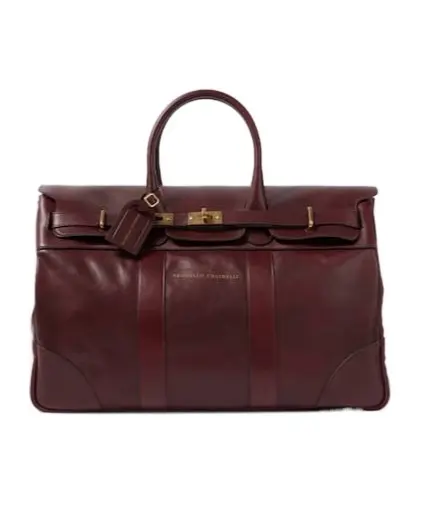 Brunello Cucinelli Leather Duffel Bag
