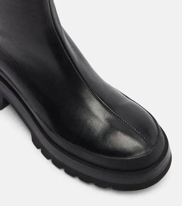 Khaite Fallon 35 Leather Ankle Boots