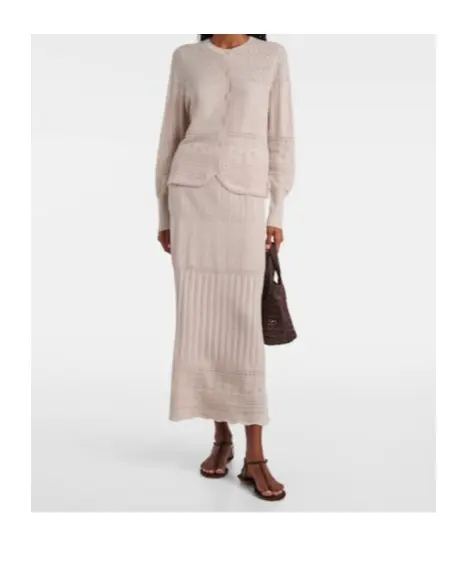 ERES Trio Pointelle Wool And Cashmere Cardigan