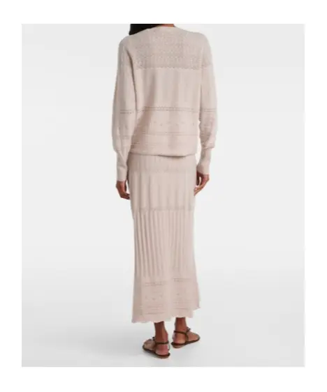 ERES Trio Pointelle Wool And Cashmere Cardigan