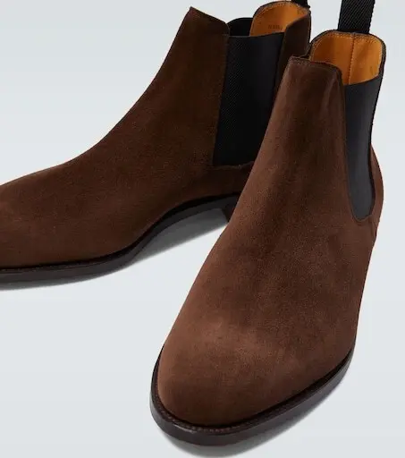 John Lobb Lawry Suede Chelsea Boots