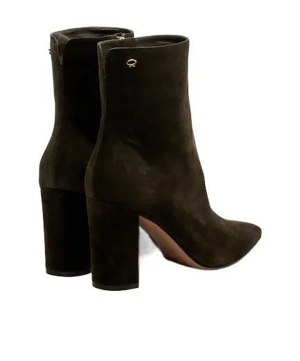 GIANVITO ROSSI Solid Color Suede Ankle Boots