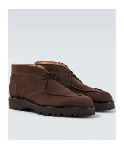 John Lobb Suede Desert Boots