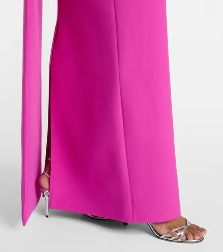 SAFIYAA LONDON Embellished Caped Gown