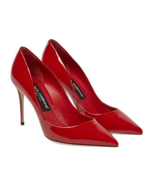 Dolce & Gabbana Cardinale Patent Leather Pumps