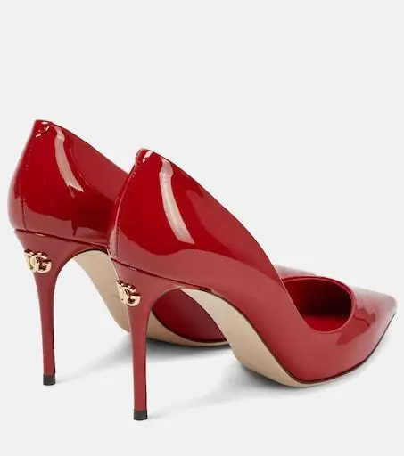 Dolce & Gabbana Cardinale Patent Leather Pumps