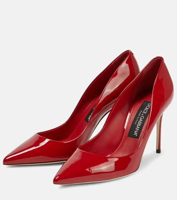Dolce & Gabbana Cardinale Patent Leather Pumps