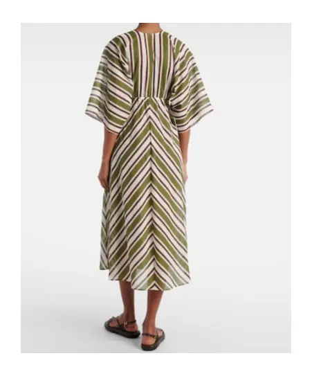 ERES Striped Cotton Tulle Dress