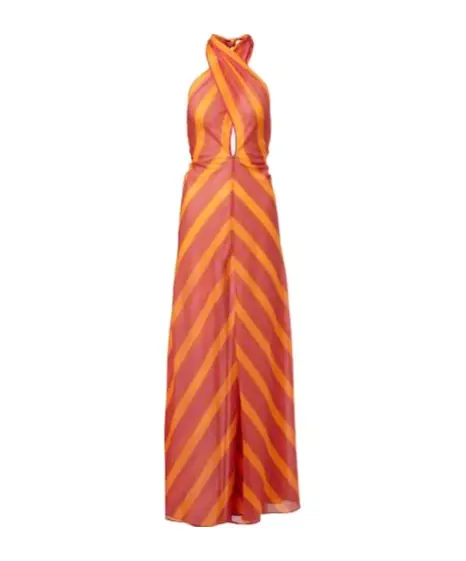 ERES Neree Printed Cotton Voile Maxi Dress - Red