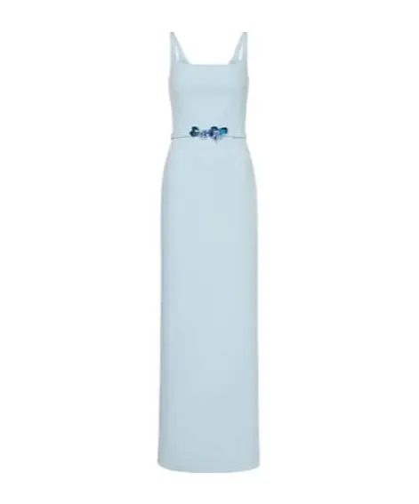 SAFIYAA LONDON Kristena Draped Embellished Gown