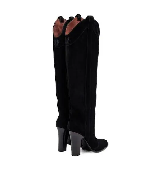 Paris Texas Suede Knee-high Boots