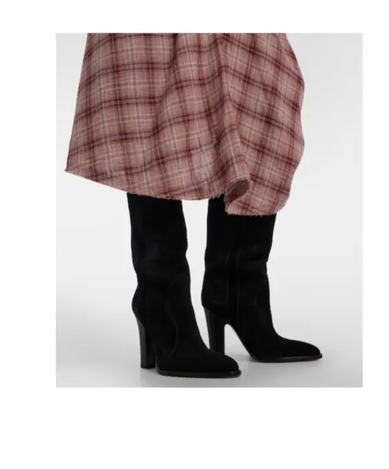 Paris Texas Suede Knee-high Boots