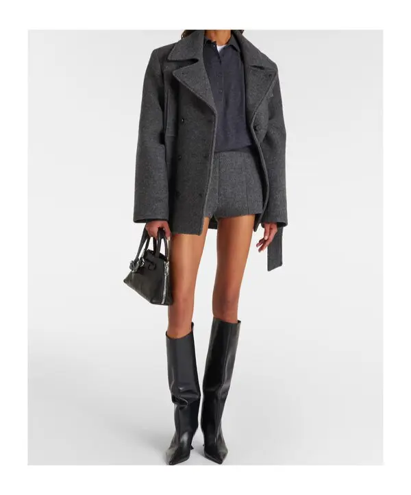 THE FRANKIE SHOP Vail Virgin Wool Shorts