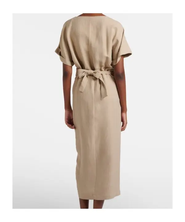 Brunello Cucinelli Draped Wrap Dress