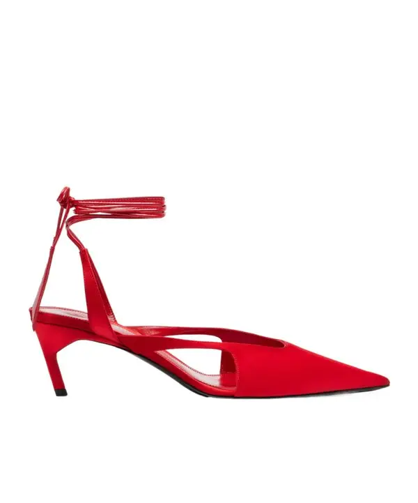 Attico Satin High-heeled Sandals