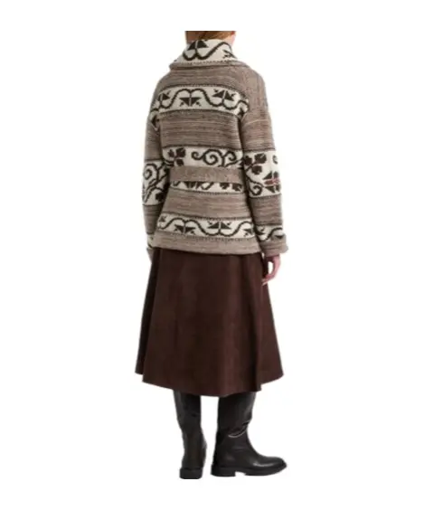 Polo Ralph Lauren Wool-blend Shawl Collar Cardigan With Intarsia And Jacquard Detailing