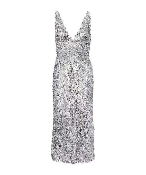 Dolce & Gabbana Tinsel Cocktail Dress