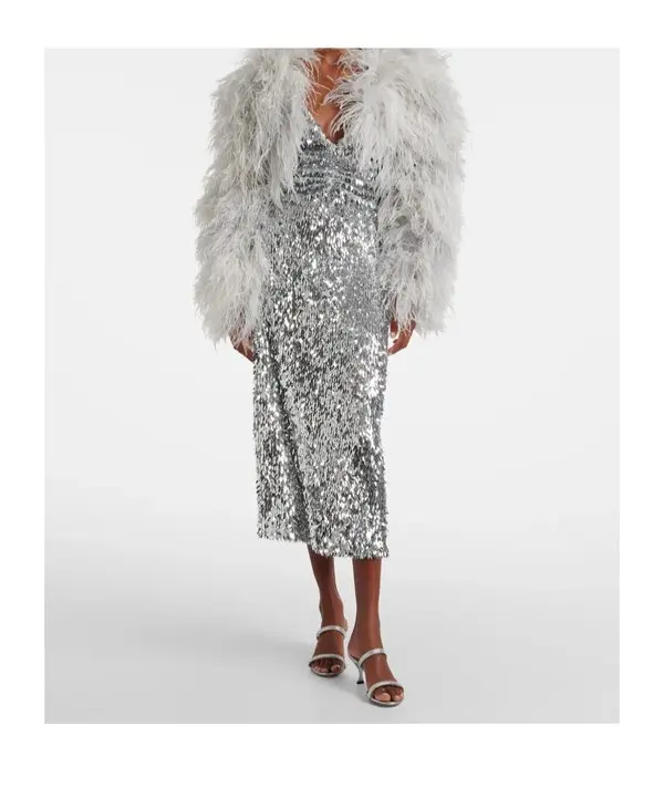 Dolce & Gabbana Tinsel Cocktail Dress