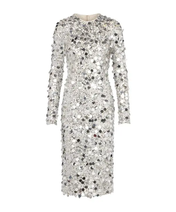 Dolce & Gabbana Sequined Midi Dress