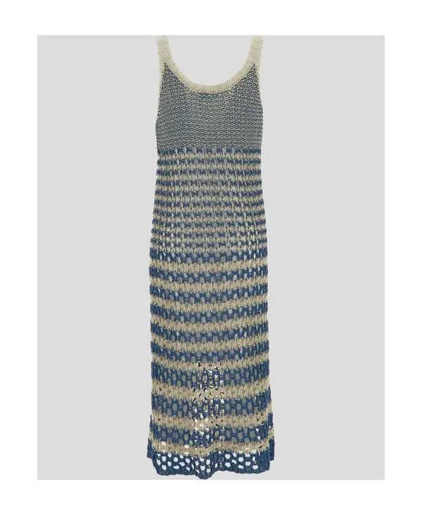 Red Valentino Knitted Inlaid Dress