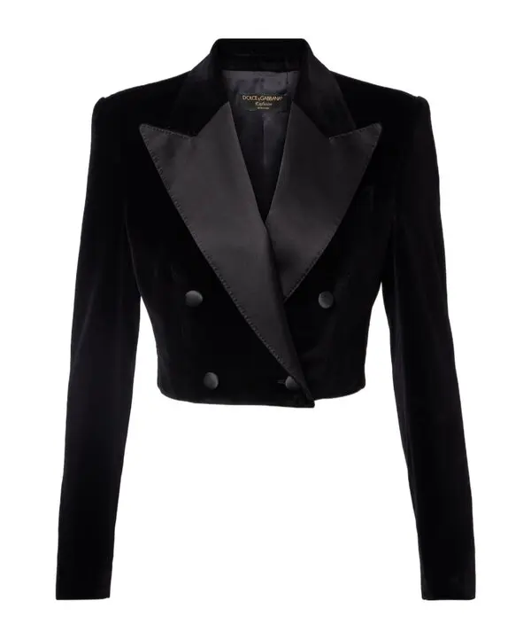 Dolce & Gabbana Long-sleeved Suit Jacket - Black