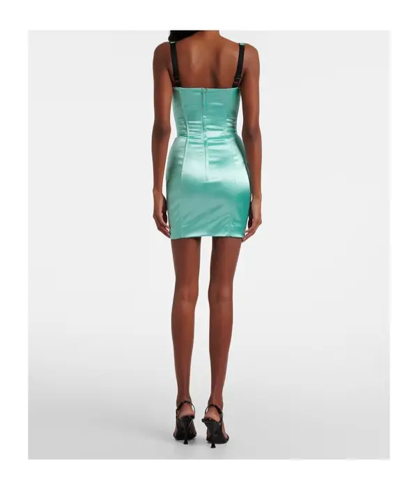 Dolce & Gabbana Bustier Satin Dress