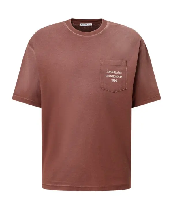 Acne Studios Logo Cotton-blend Jersey T-shirt