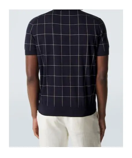 Dunhill Colorblocked Cotton And Silk Sweater