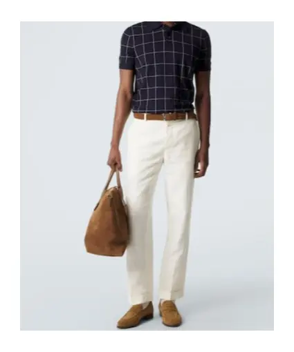 Dunhill Colorblocked Cotton And Silk Sweater