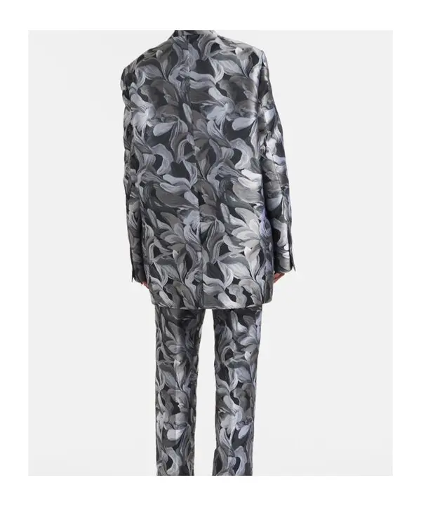 Dries Van Noten Double-breasted Jacquard Blazer