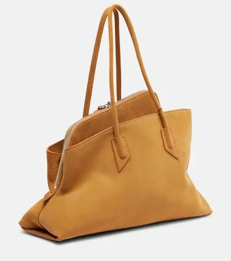 Attico La Passeggiata Medium Suede Tote Bag