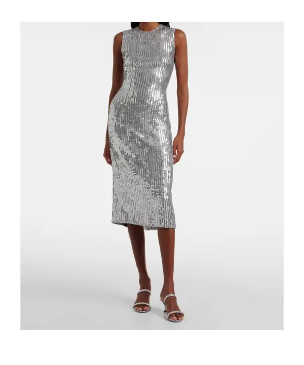 Dolce & Gabbana Sequined Midi Dress