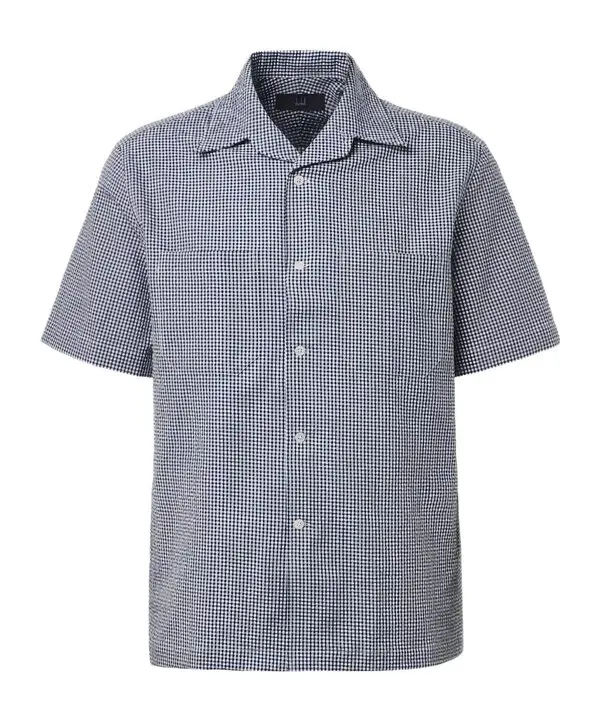 Dunhill Gingham Cotton Shirt - Gray