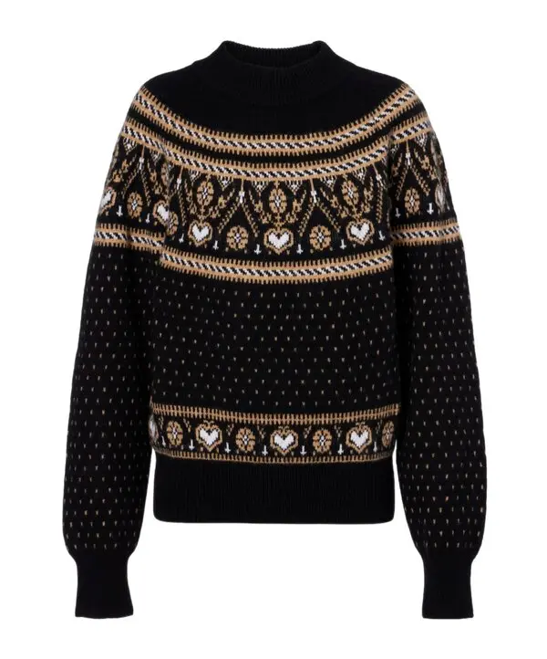 Khaite Guy Fair Isle Cashmere Sweater