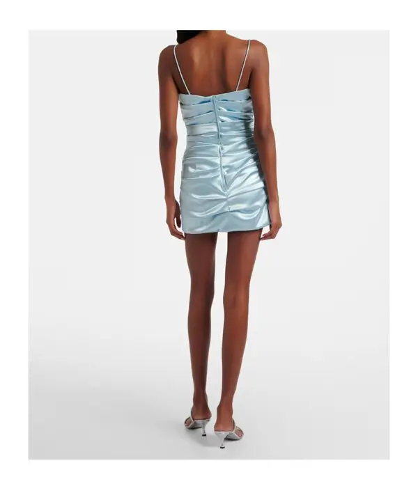 Dolce & Gabbana Draped Satin Minidress