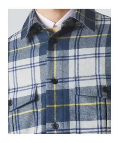 Dunhill Plaid Cashmere Overshirt