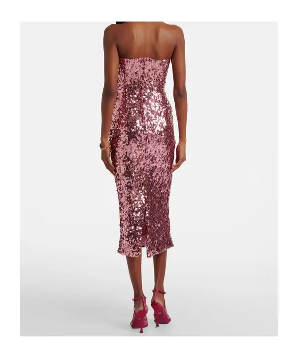 Dolce & Gabbana Sequined Bustier Dress