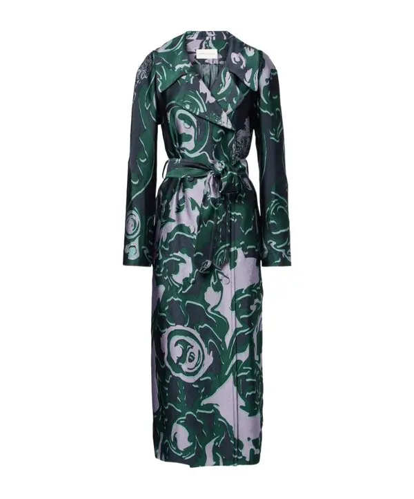 Dries Van Noten Printed Trench Coat